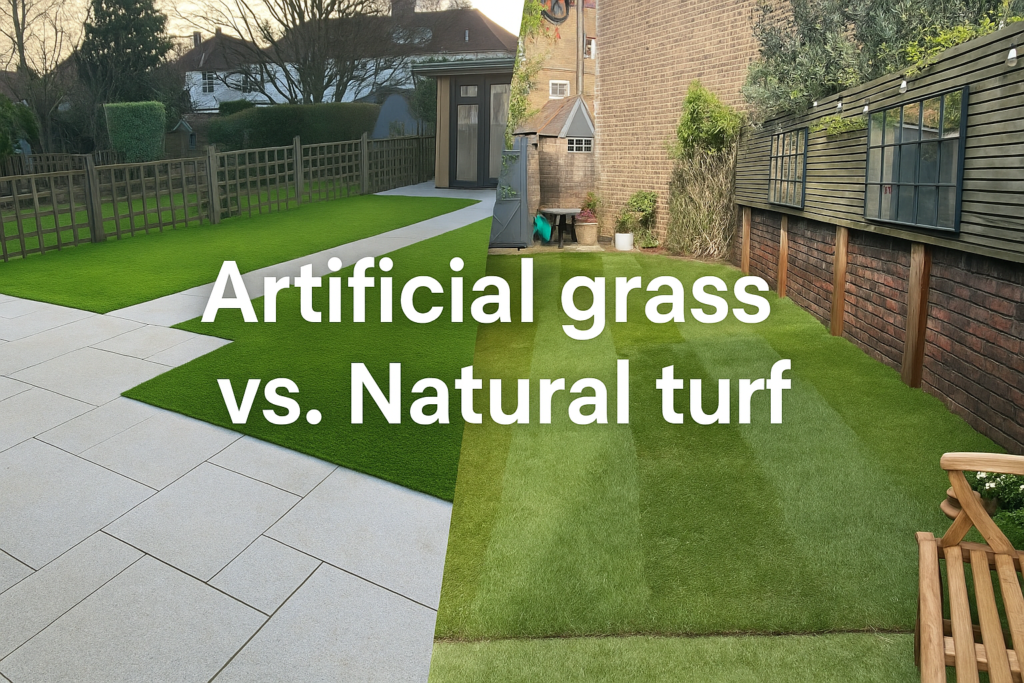 Artificial Grass vs. Natural Turf | PI Gardening